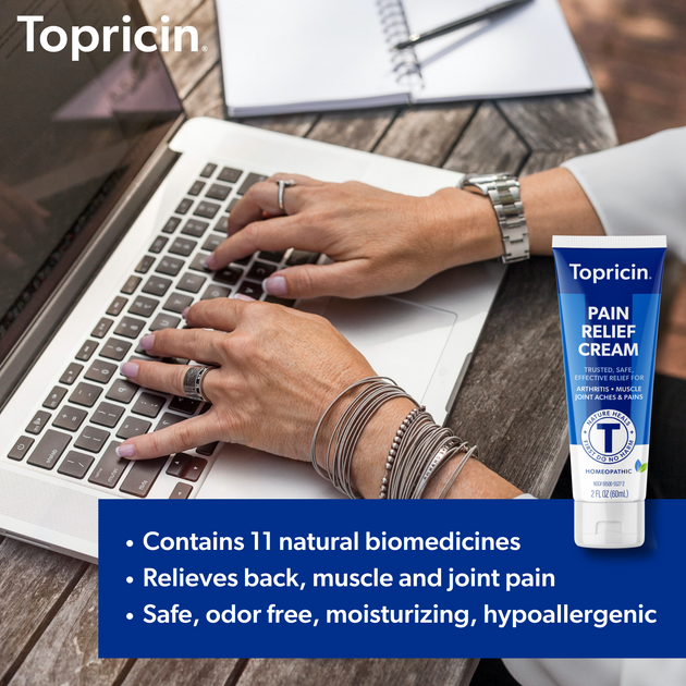Topricin Pain Relief Cream - 2 oz.Tube