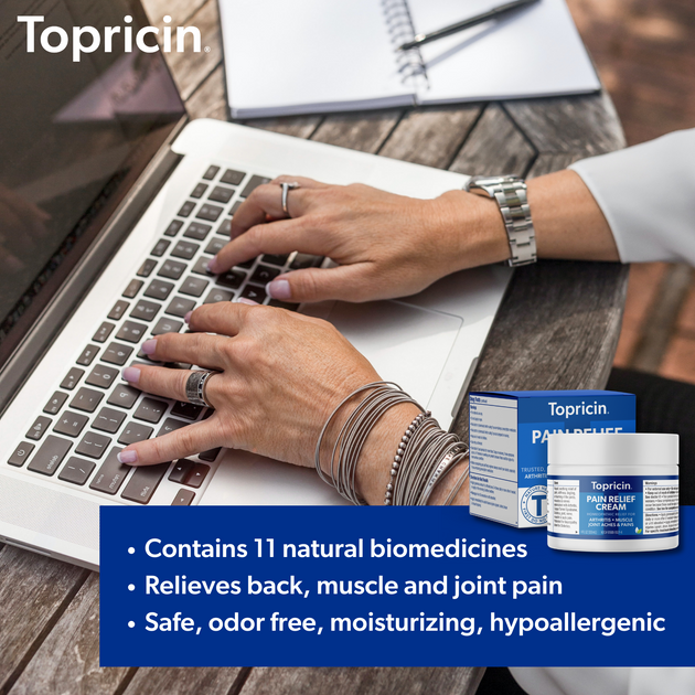Topricin Pain Relief Cream - 4 oz. Jar